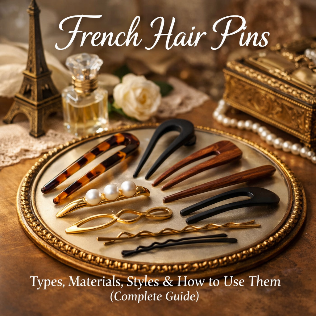 French Hair Pins: Types, Materials, Styles & How to Use Them (Complete ...